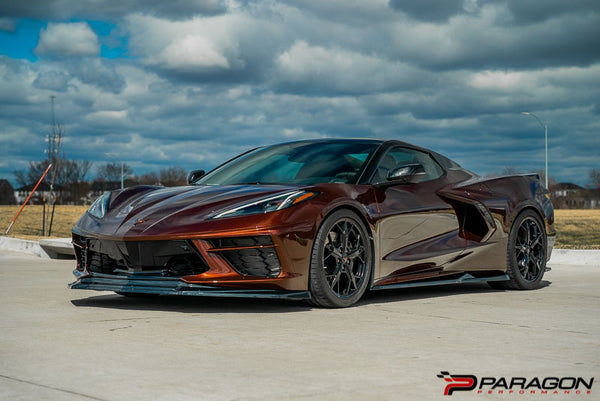 Maxton Design C8 Corvette 4pc Body Kit - Carbon Flash | Paragon Performance