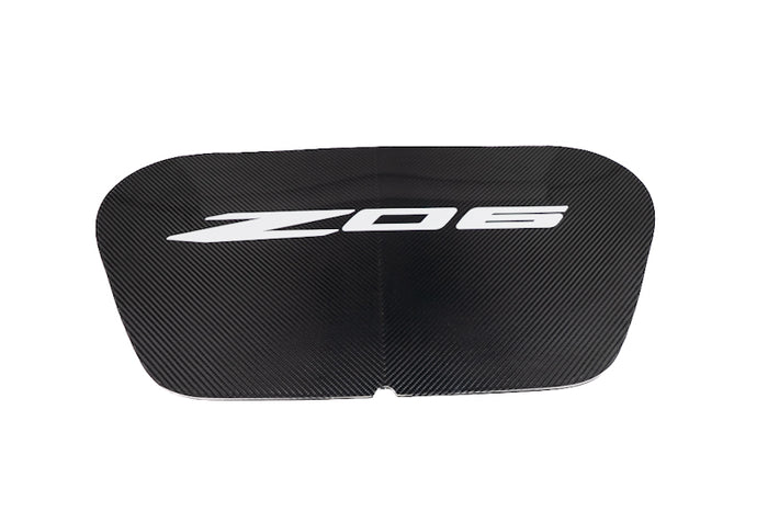 C8 Carbon Fiber Frunk Cover - GM Branding