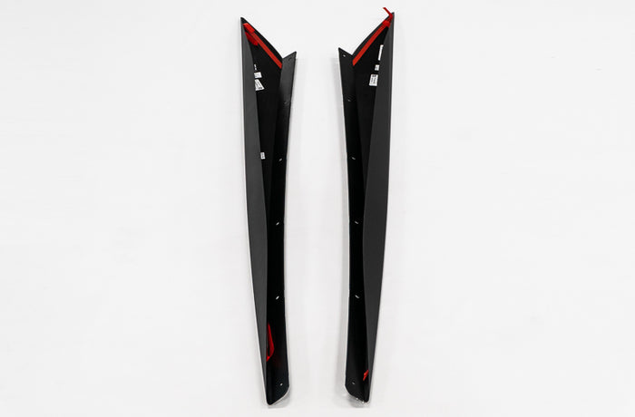 C8 Corvette Rocker Panel Extensions - Black