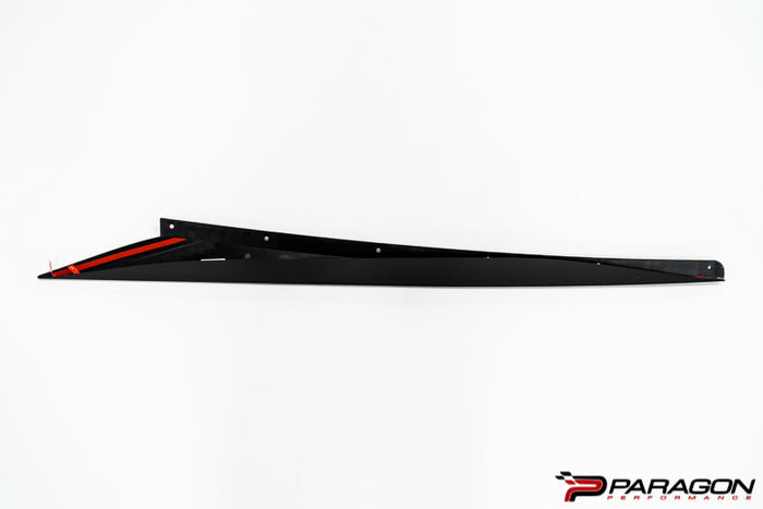 C8 Corvette Rocker Panel Extensions - Black