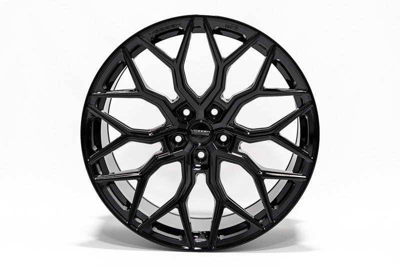 Vossen HF2 C8 Corvette- 19x8.5 ET30, 20x11 ET40 - Gloss Black | Paragon ...